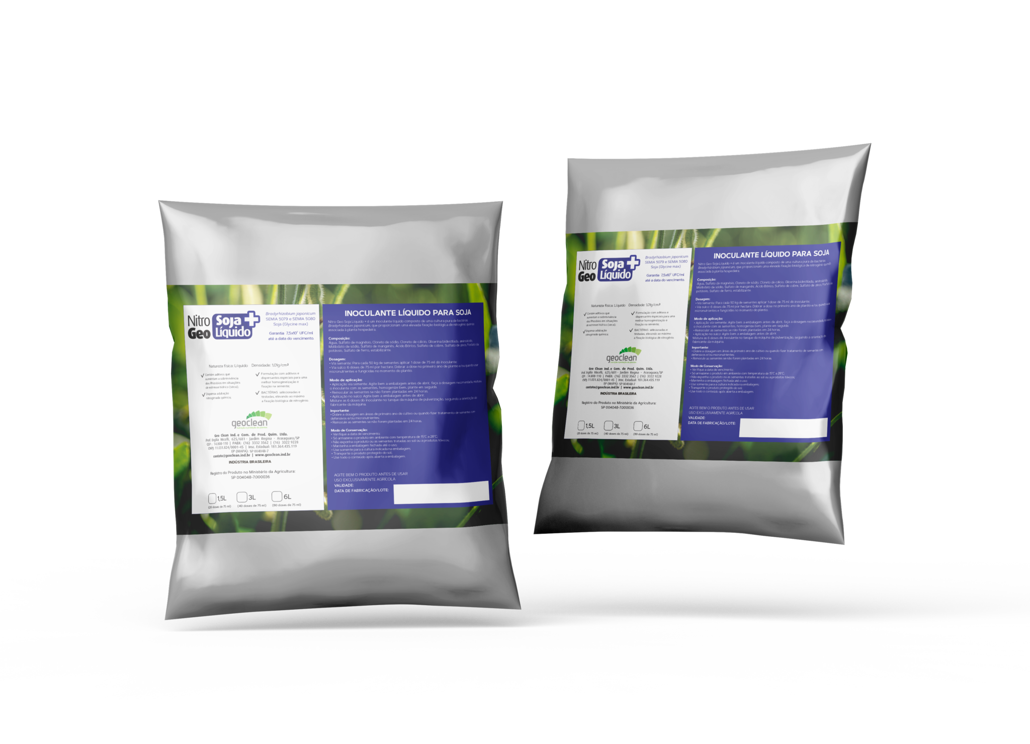 Nitro Geo Soja Líquido + – Geoclean – Nutrição e Proteção de Plantas